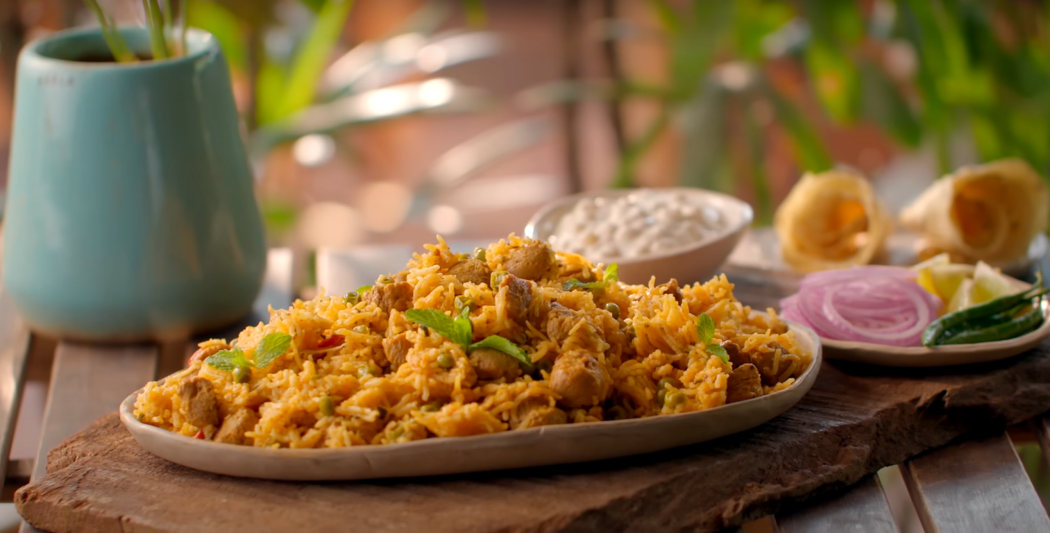How To Make Veg Soya Matar Pulao Recipe - Quick khaana